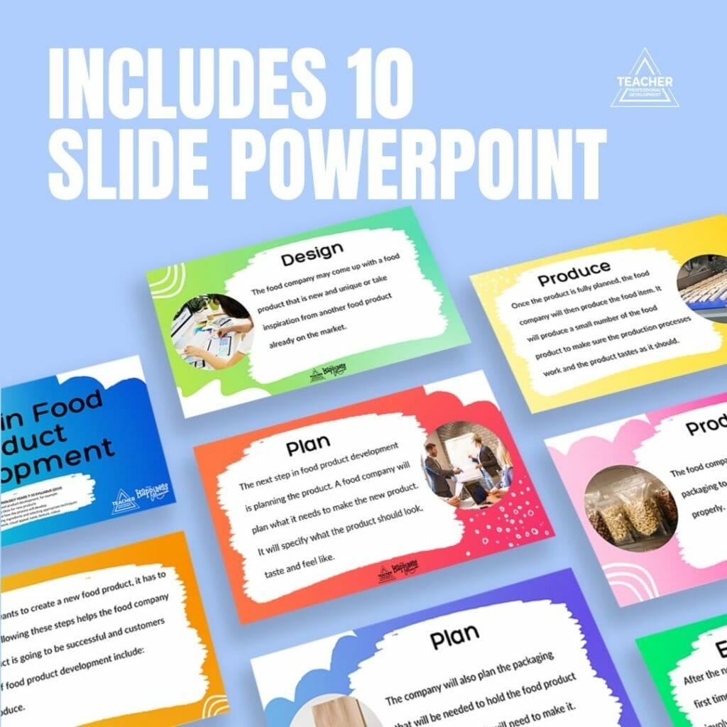 Life Skills Steps in Food Product Development - Teacher Professional ...