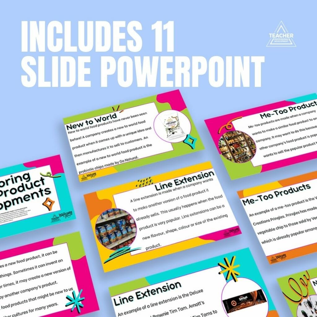 Life Skills Exploring Food Product Developments - Teacher Professional ...