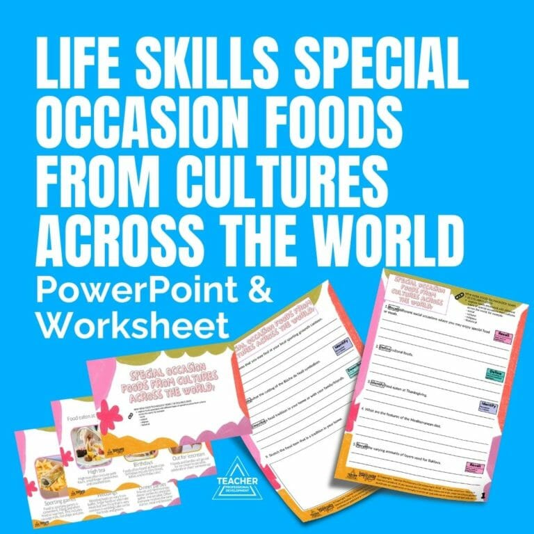 Life Skills Food Equity Find-a-Word - Teacher Professional Development