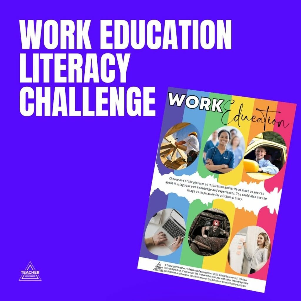 Work Education Literacy Challenge - Teaching Resources