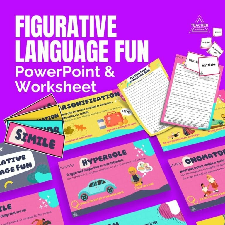Figurative Language Fun - Teacher Professional Development