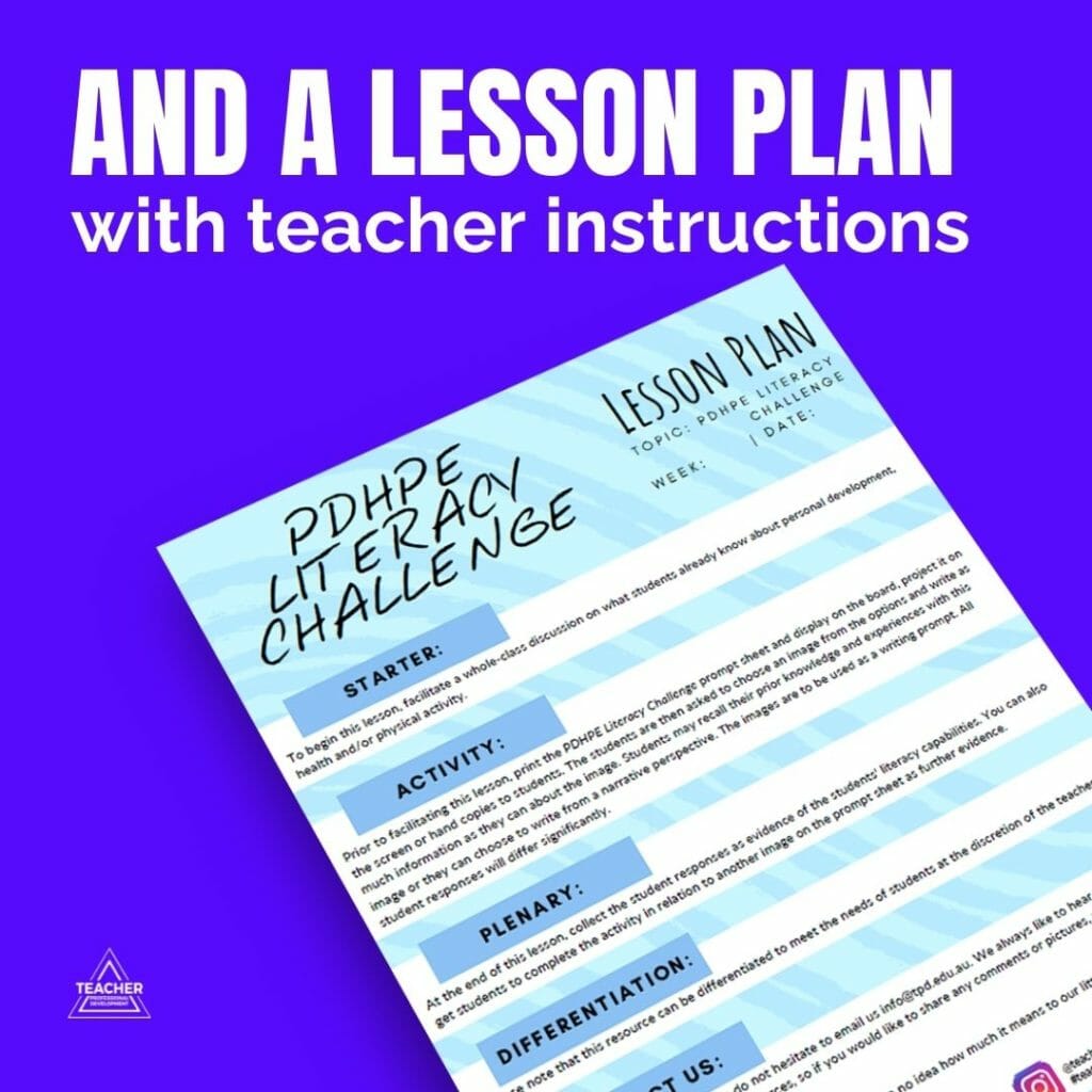 PDHPE Literacy Challenge - Teacher Professional Development