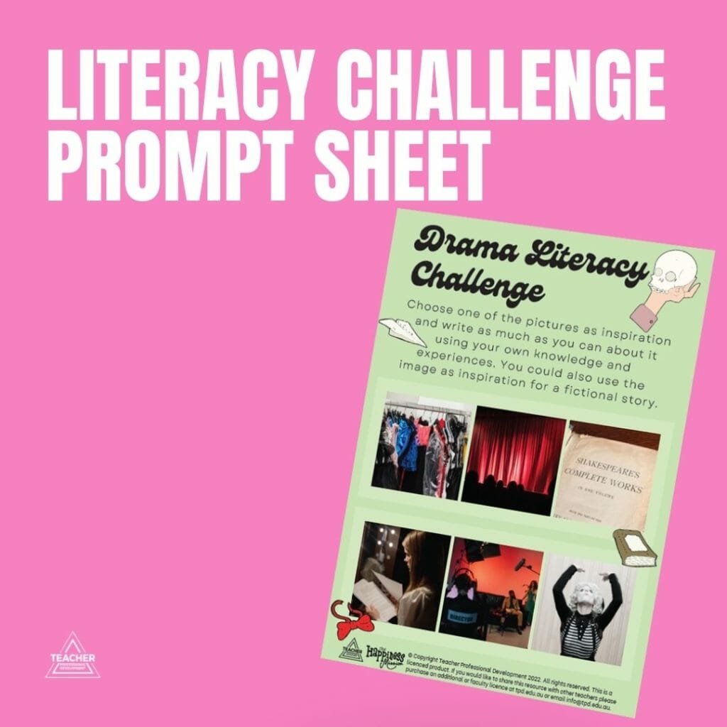 Drama Literacy Challenge - Teacher Professional Development