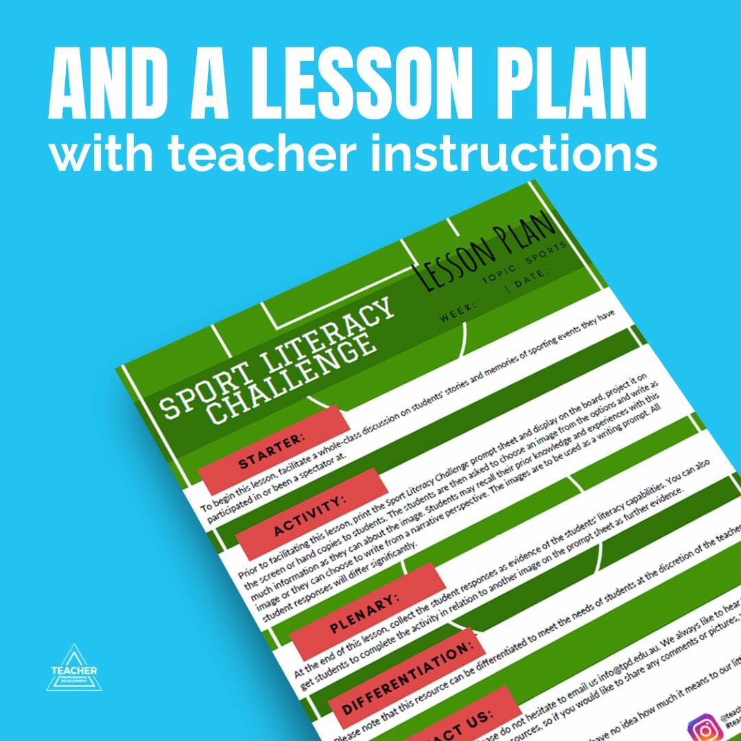 Sport Literacy Challenge - Teacher Professional Development