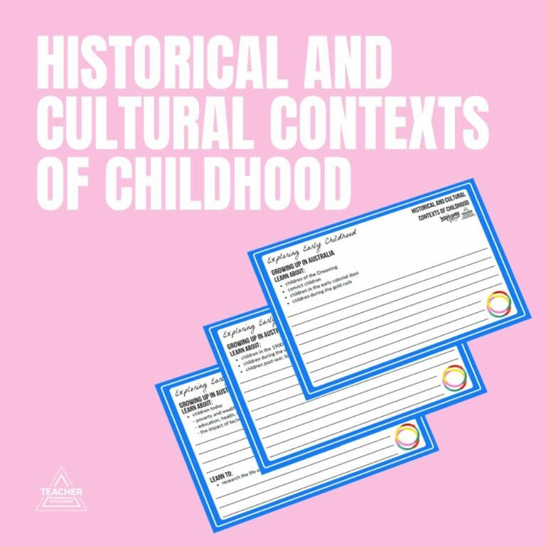 HSC Exploring Early Childhood Study Templates - Resource