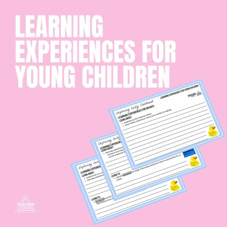 HSC Exploring Early Childhood Study Templates - Resource