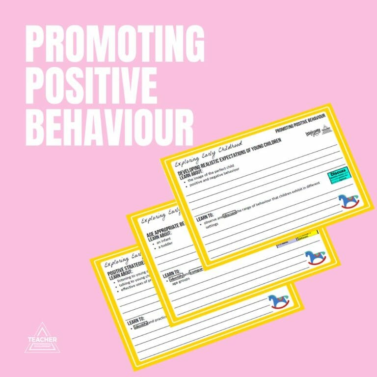 HSC Exploring Early Childhood Study Templates - Resource