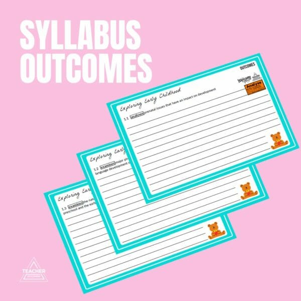 HSC Exploring Early Childhood Study Templates - Resource