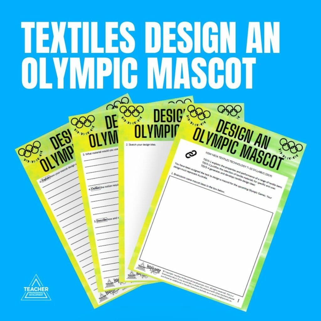 Design an Olympic Mascot - Teacher Professional Development