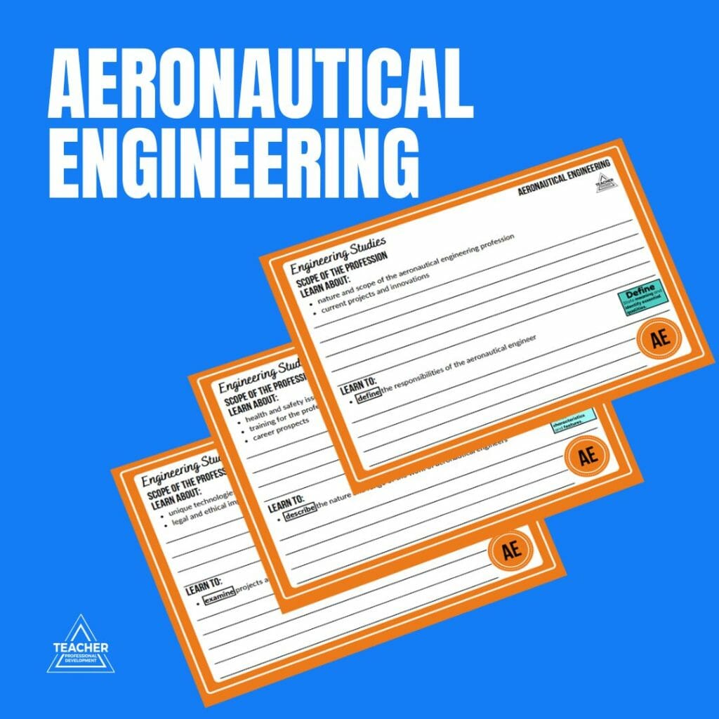 HSC Engineering Studies Study Templates - Teacher Professional Development