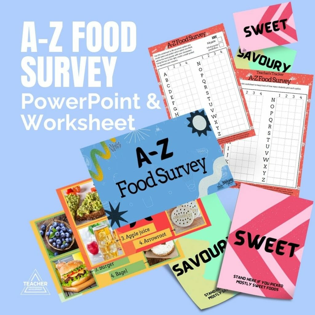 A-Z Food Survey - Teacher Professional Development