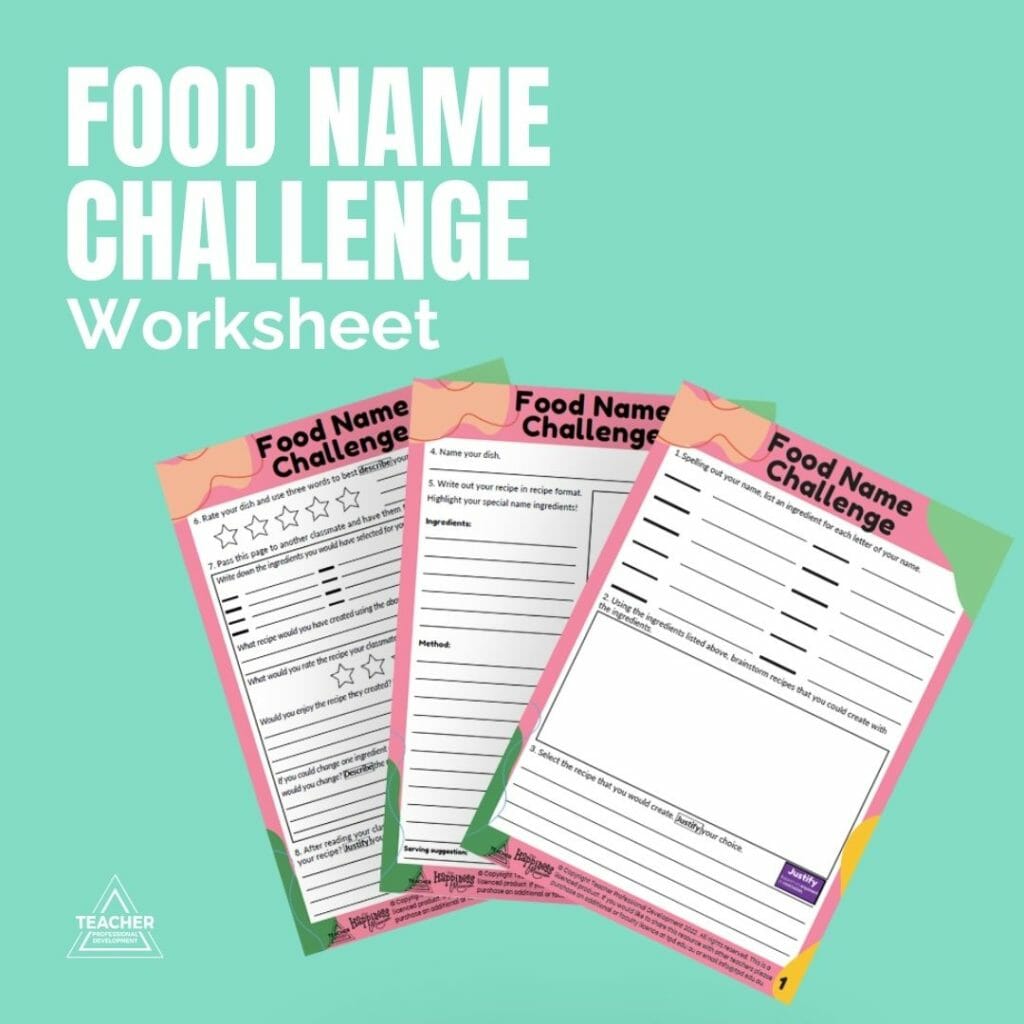 Food Name Challenge - Teacher Professional Development