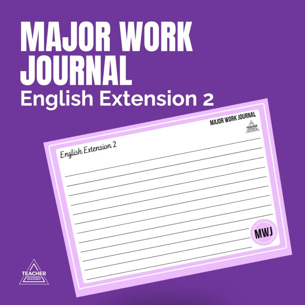 HSC English Extension Study Templates - Teaching Resource