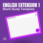 HSC English Extension Study Templates - Teaching Resource