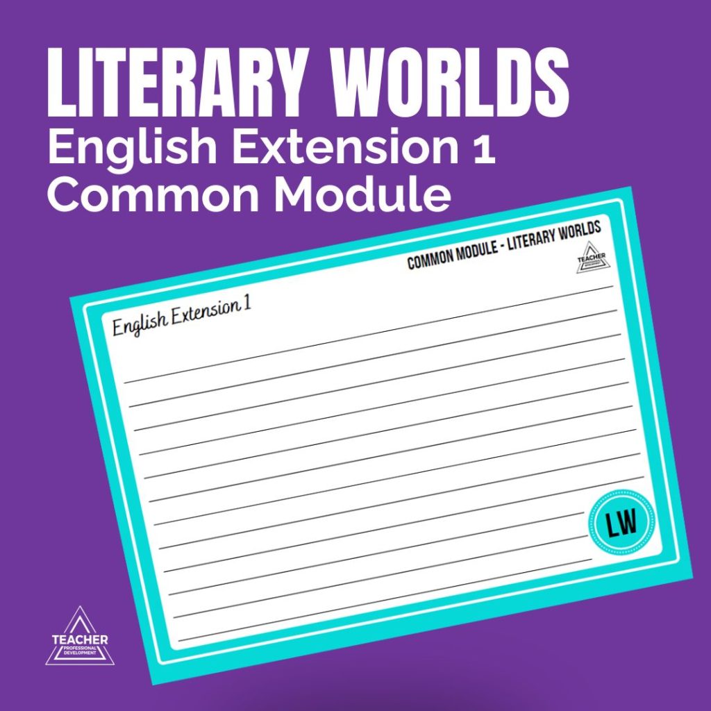 HSC English Extension Study Templates - Teaching Resource