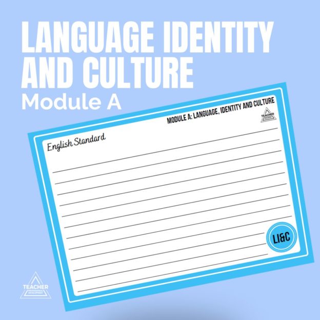 HSC English Standard Study Templates - Teaching Resource