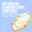 HSC English Standard Study Templates - Teaching Resource