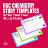 HSC Chemistry Study Templates - Teaching Resource