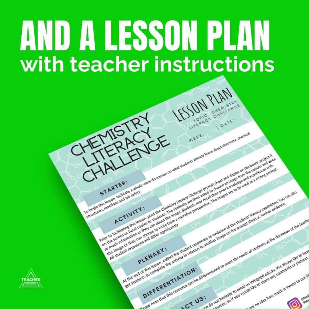 Chemistry Literacy Challenge - Teacher Professional Development