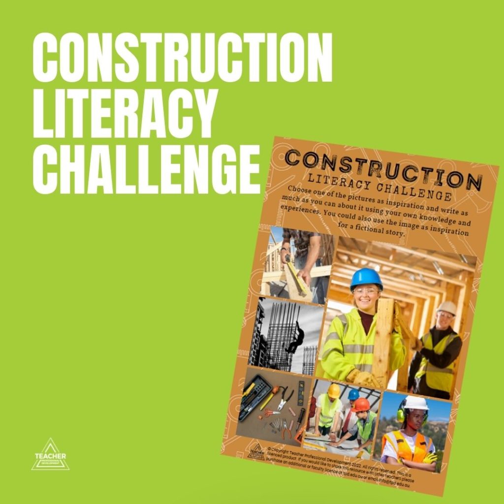 Construction Literacy Challenge - Teacher Professional Development