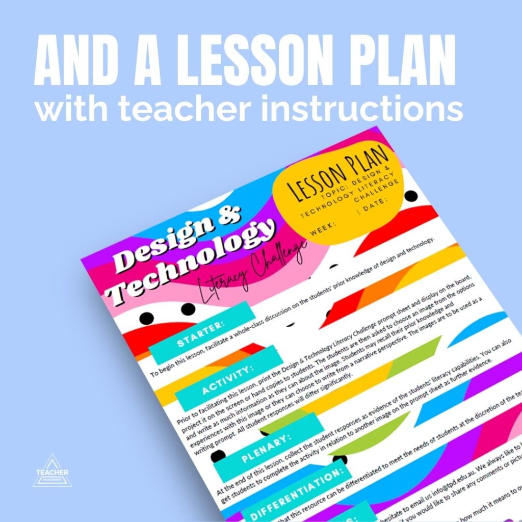 Design and Technology Literacy Challenge - Teacher Professional Development