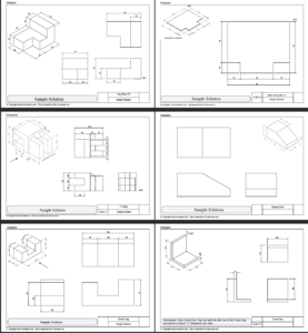 Technical Drawing and Graphics - Set 1 "Orthogonal Drawing" - Teaching ...