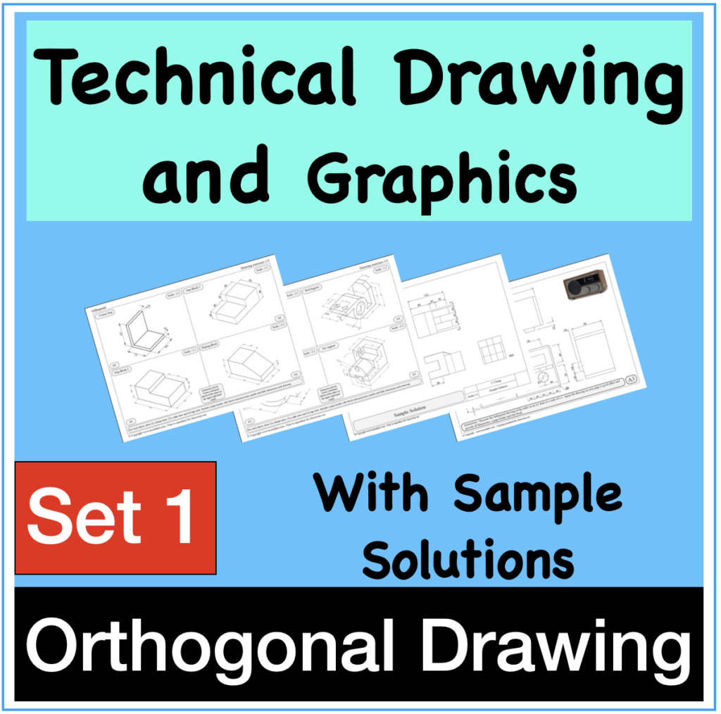 Technical Drawing and Graphics - Set 1 "Orthogonal Drawing" - Teaching ...