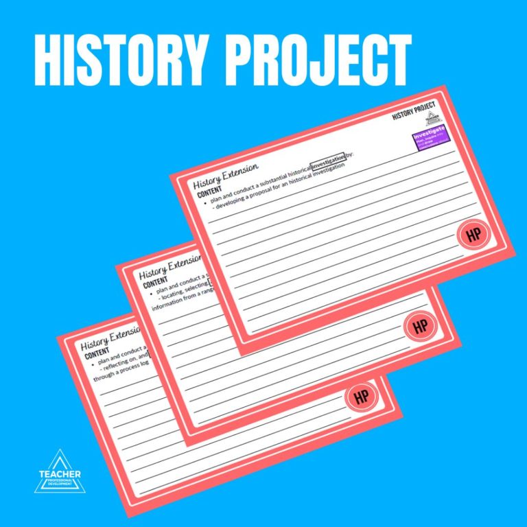 HSC History Extension Study Templates - Teaching Resource