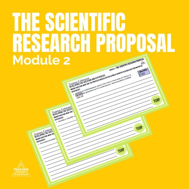 HSC Science Extension Study Templates - Teaching Resource