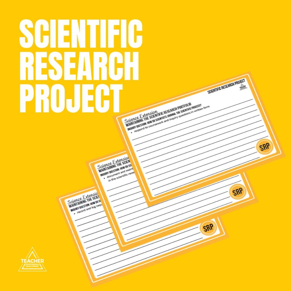 HSC Science Extension Study Templates - Teaching Resource