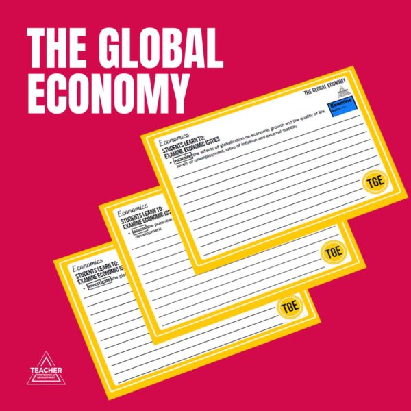 HSC Economics Study Templates - Teaching Resource