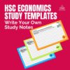 HSC Dance Study Templates - Teacher Professional Development