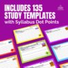 HSC Physics Study Templates - Teaching Resource