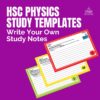 HSC Exploring Early Childhood Study Templates - Resource