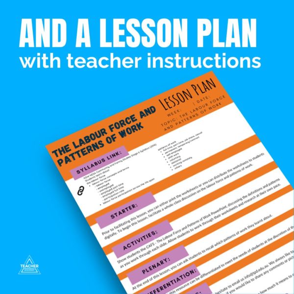 The Labour Force and Patterns of Work - Teacher Professional Development