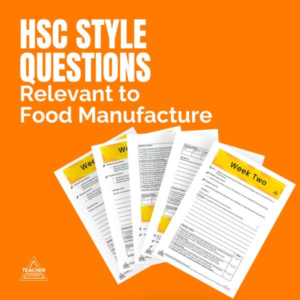 HSC Food Manufacture Homework Book v.3 - Teacher Professional Development