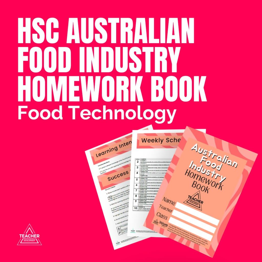 HSC Australian Food Industry Homework Book v.3. - Teacher Professional ...