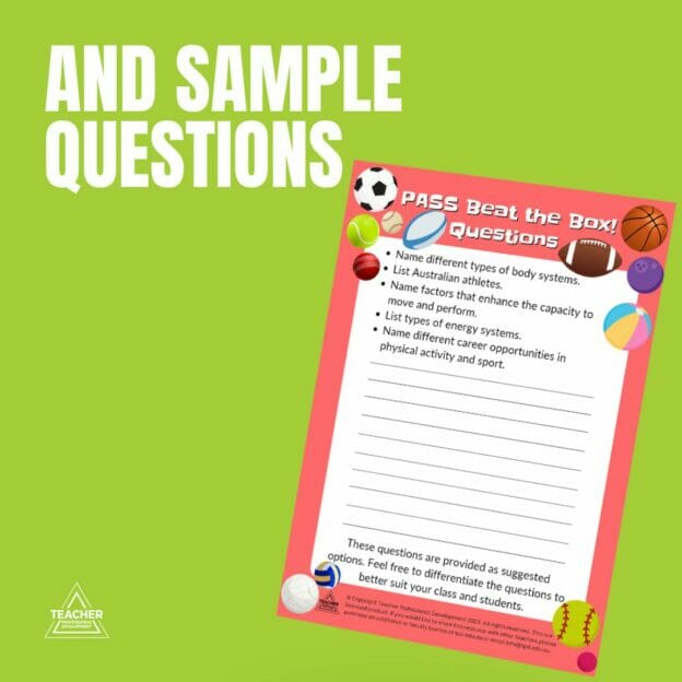 PASS Beat the Box - Teacher Resource Game