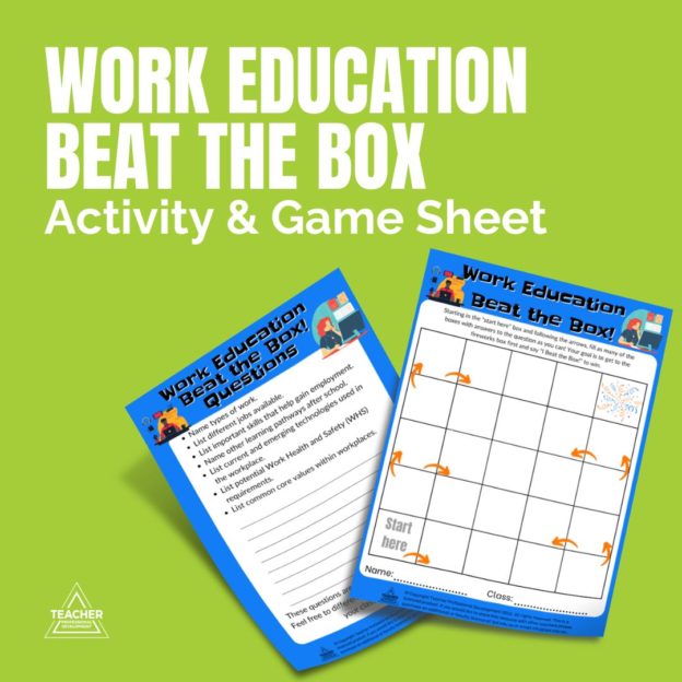 Work Education Beat the Box - Teacher Resource Game