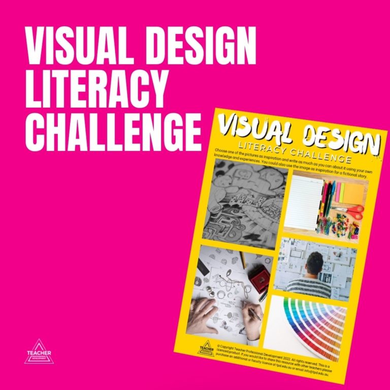 Visual Design Literacy Challenge - Teacher Professional Development