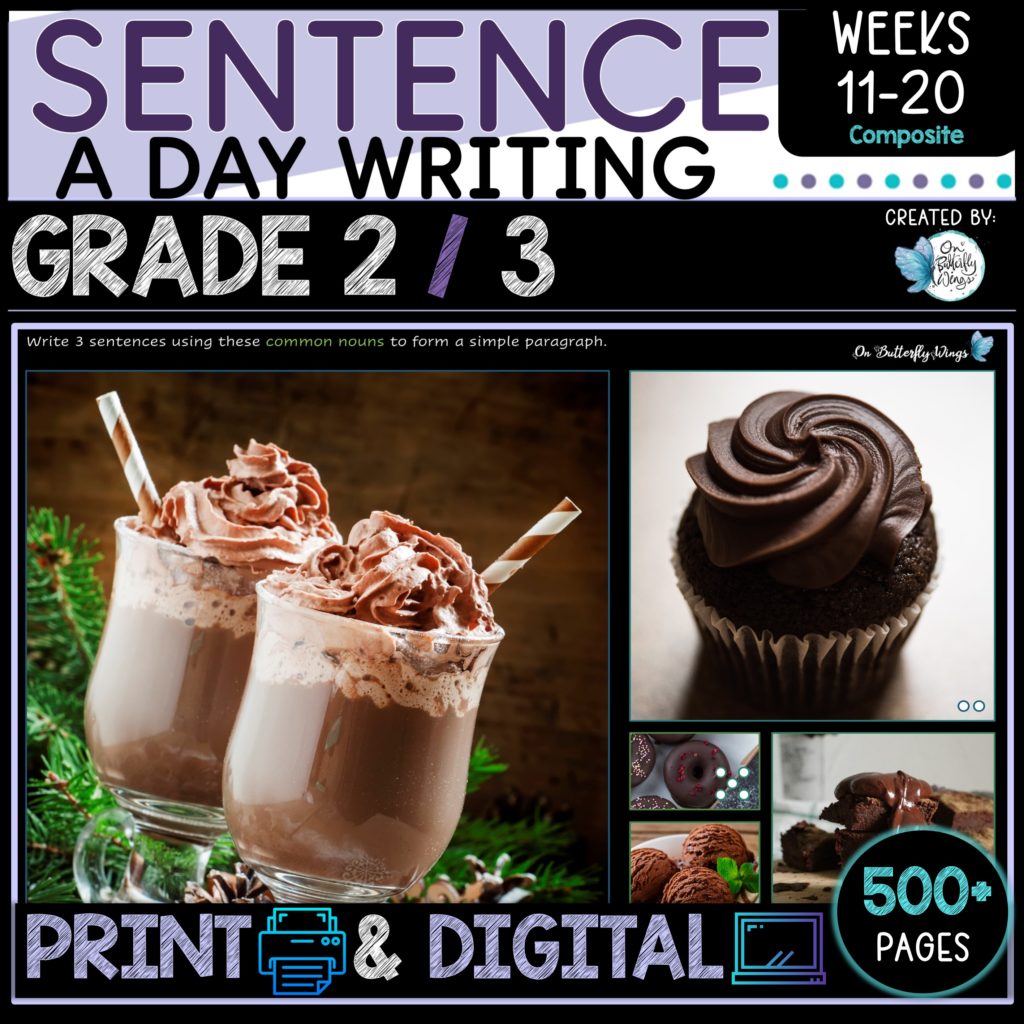 Sentence Writing Composite Grades 2 & 3 Term 2 - Resources