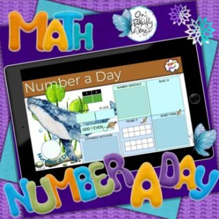 Number of the Day Digital Sea Animals - Teacher Resource