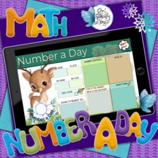 Number of the Day Digital Forest Animals - Teacher Resources