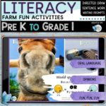 Farm Fun Literacy Activities PreK to Grade 1 - Teacher Resource