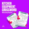 Kitchen Equipment Crossword - Teacher Resource
