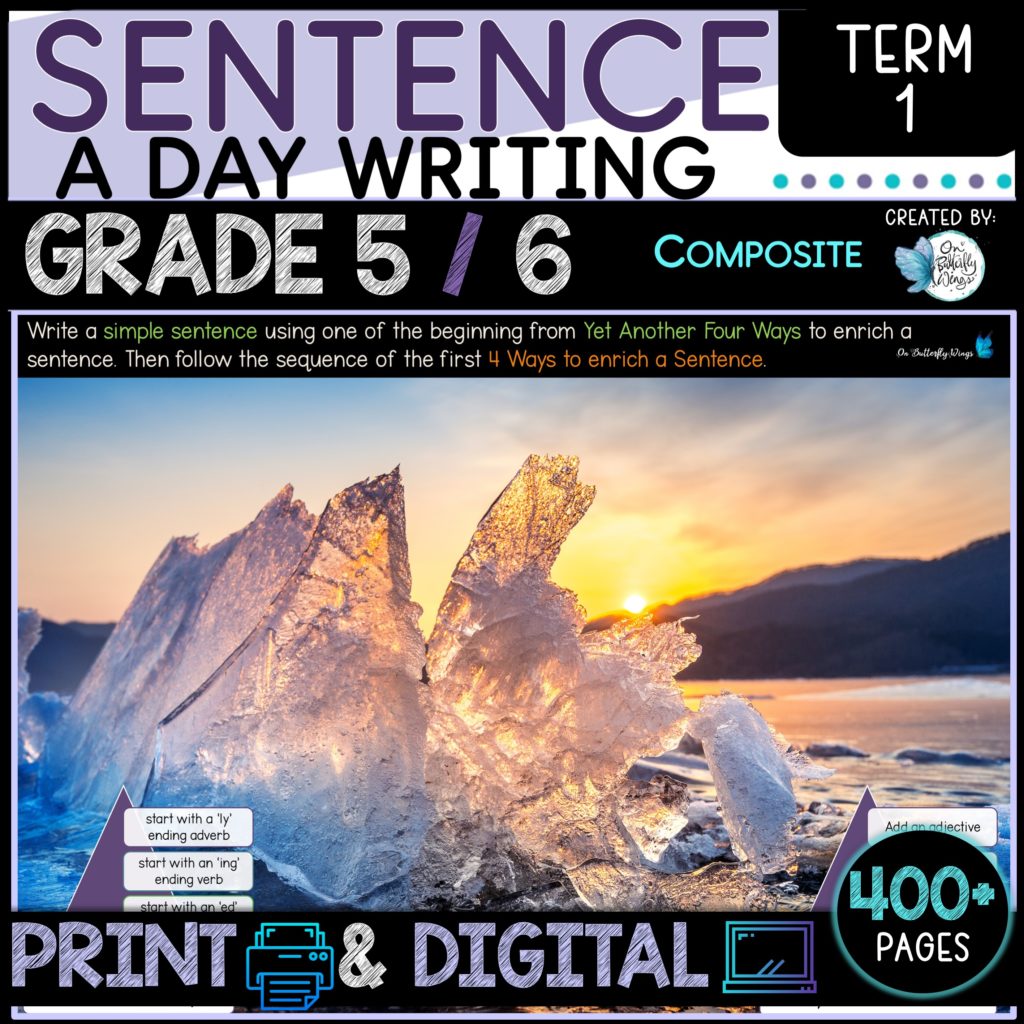 Sentence Writing Grades 5 & 6 Term 1 - Teacher Resource