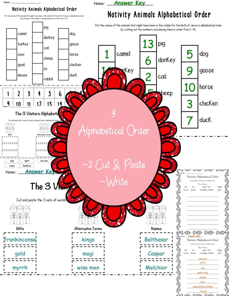 Nativity Word Work Activity Pack - Teacher Resource