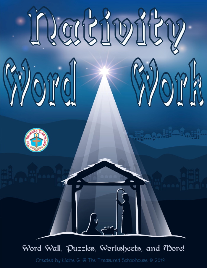 Nativity Word Work Activity Pack - Teacher Resource