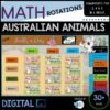 Digital Math Rotations with Timers Australian Animals - Teacher ...