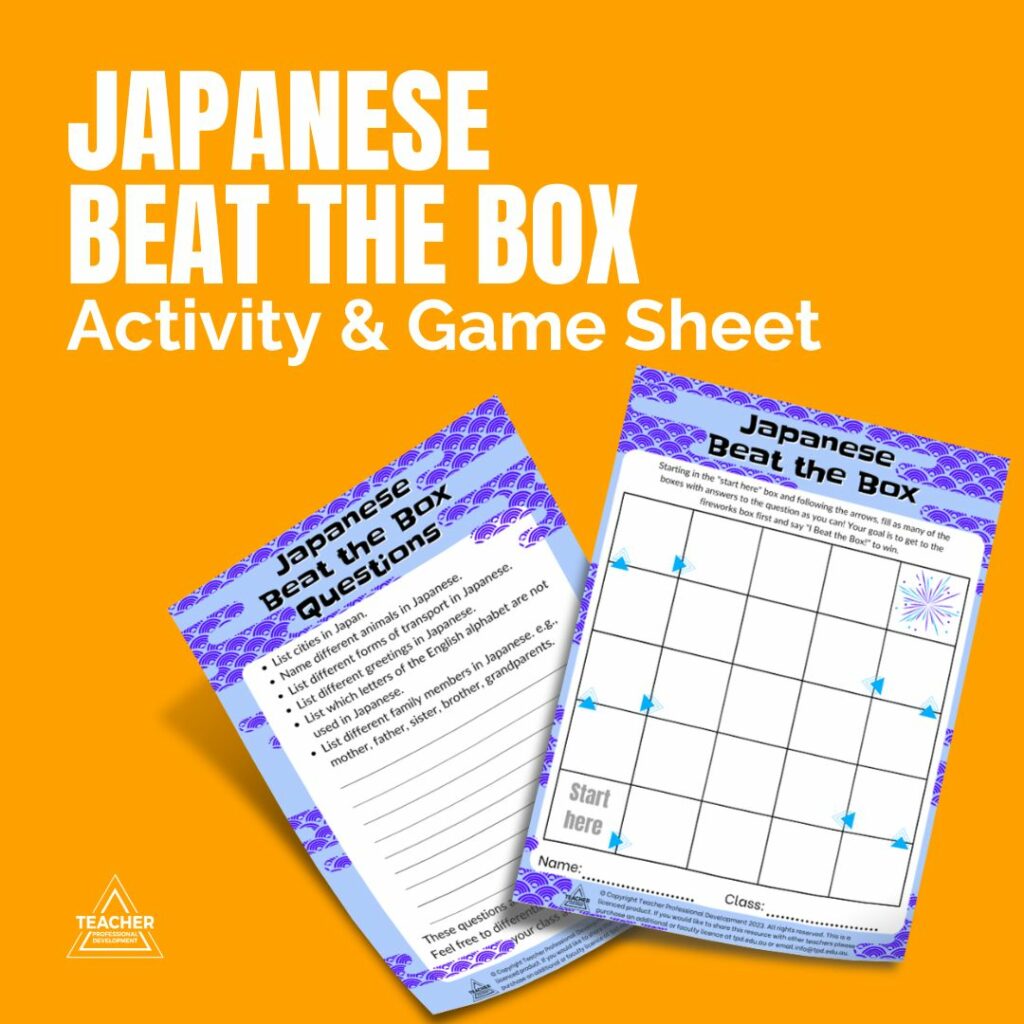 Legal Studies Beat the Box - Teacher Resource Game